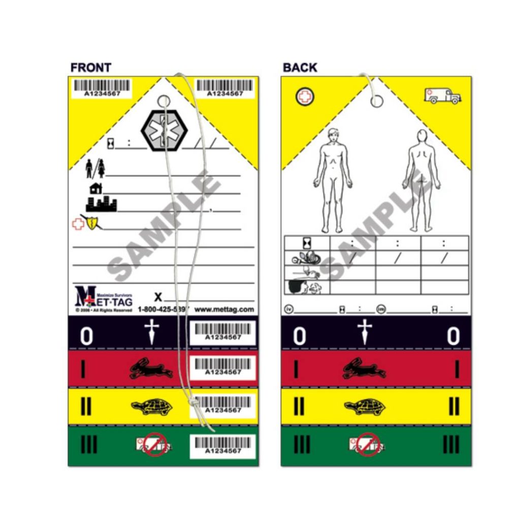 SALT Triage Tag | METTAG Singapore